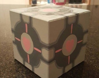 Items similar to Companion Cube Friendship Necklaces on Etsy