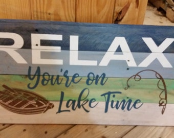 On lake time | Etsy