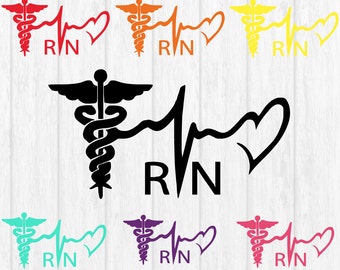 Nurse car decal | Etsy