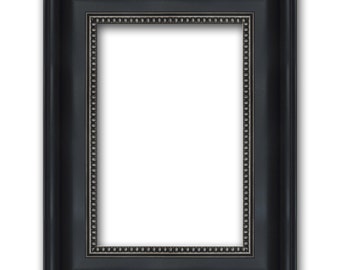 Black silver frame | Etsy