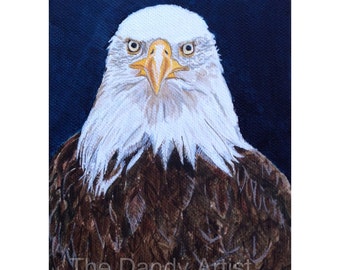 Bald eagle paintings | Etsy