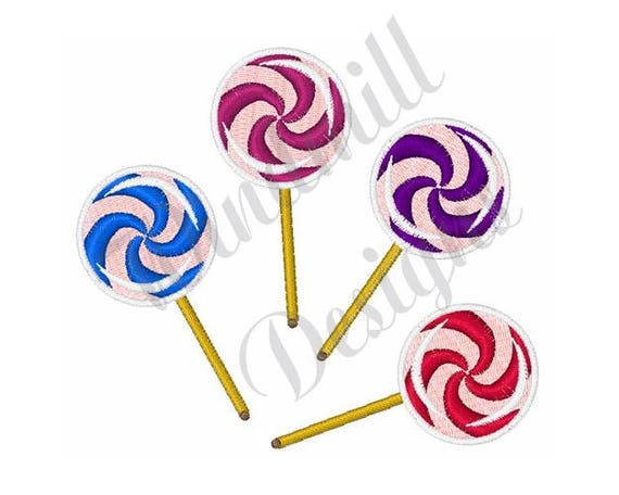 Lollipops Machine Embroidery Design