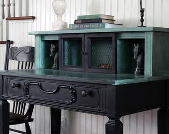 Hand painted desk | Etsy