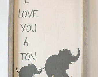 I love you tons | Etsy