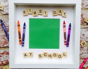 School days frame | Etsy