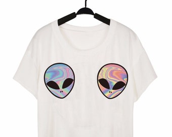 Alien crop top | Etsy