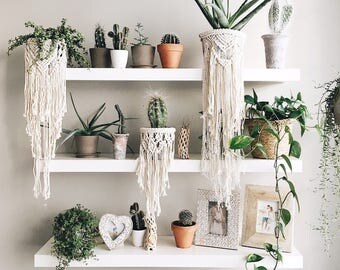 Macrame shelf | Etsy