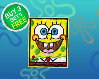 Spongebob patch | Etsy