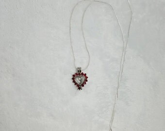 Red heart locket | Etsy