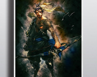 Hanzo poster | Etsy