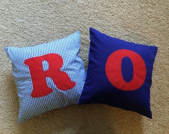 Initial cushion | Etsy