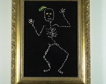 Plush Fluffy Skeleton 'Is it a Bird an Owl or a