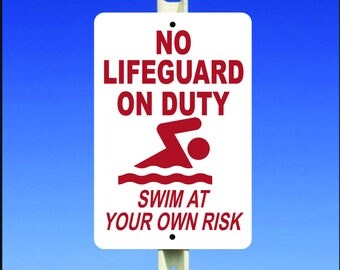 Lifeguard signs | Etsy