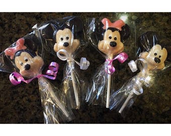 Mickey mouse lollipops | Etsy
