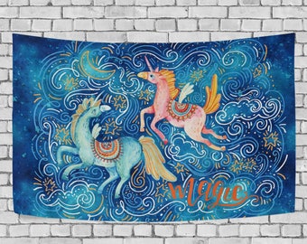 Psychedelic unicorn | Etsy