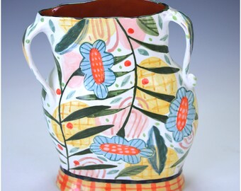 Nancy Gardner Ceramics. Hand built hand by nancyandburt on Etsy
