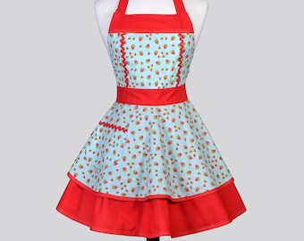 Womens Retro Aprons in Cute Vintage Style Kitchen by CreativeChics