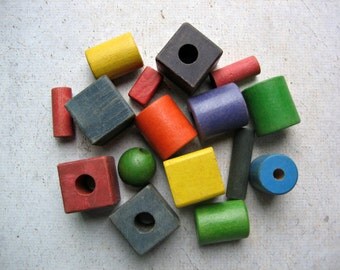 Vintage toy blocks | Etsy