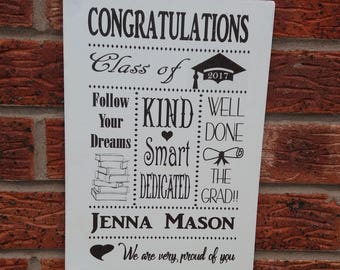 Graduation plaque | Etsy