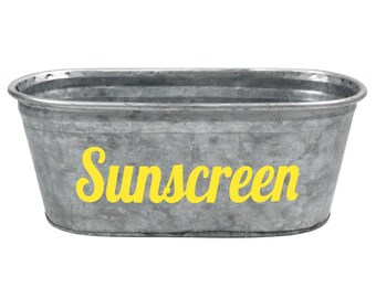 Galvanized tub | Etsy