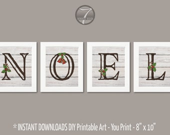 Christmas wall art | Etsy