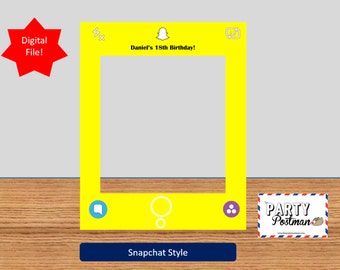 Snapchat photo booth | Etsy