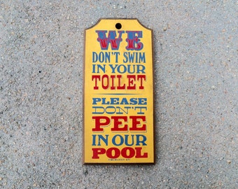 No peeing sign | Etsy