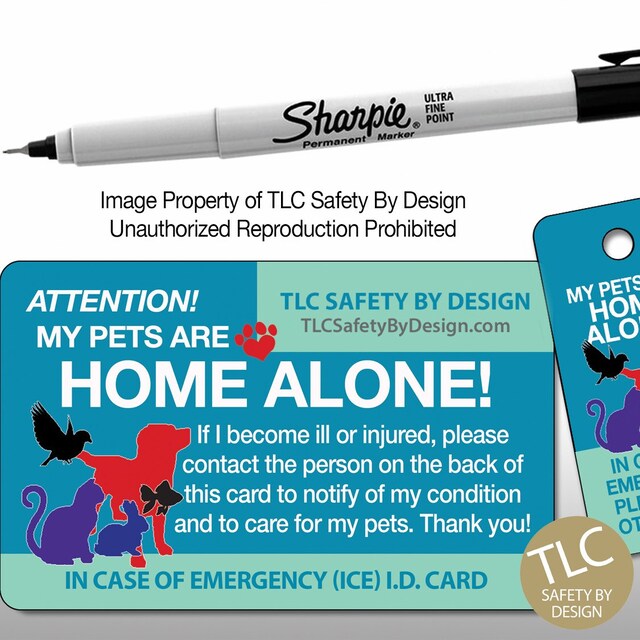 TLC Safety By Design Emergency ICE Cards & by TLCSafetyByDesign