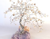 Wire Gem Tree Sculptures & Gemstone by SpiritGemDesigns on Etsy
