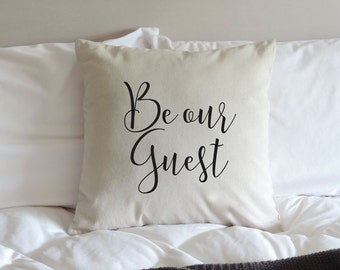 Be our guest pillow | Etsy