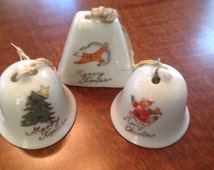 Unique bell ornaments related items | Etsy