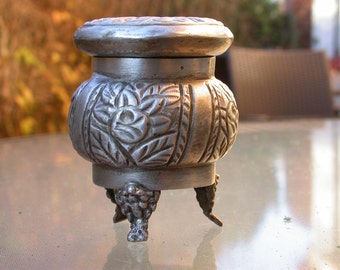 Silver flower pot | Etsy