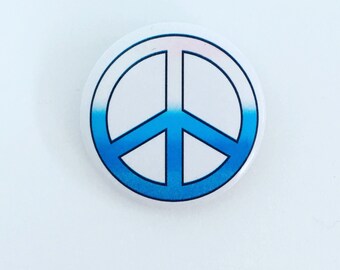 Peace sign button | Etsy