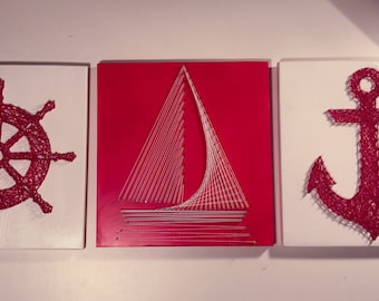 Anchor string art | Etsy