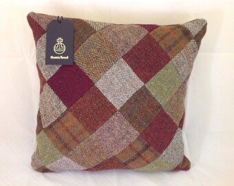 Harris tweed cushion | Etsy