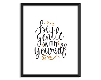 Be gentle sign | Etsy