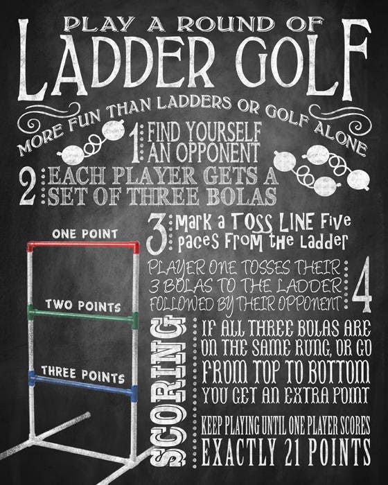 Ladder Ball Rules Printable