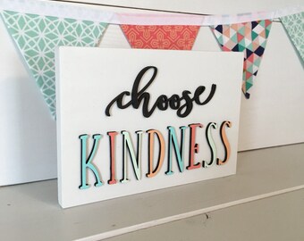 Choose kindness | Etsy