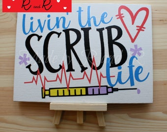 Livin the scrub life | Etsy