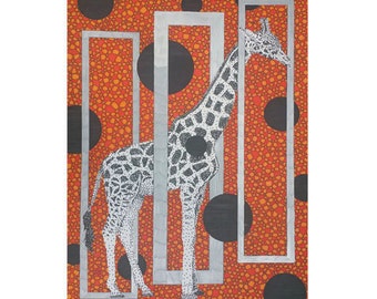 Giraffe note cards | Etsy