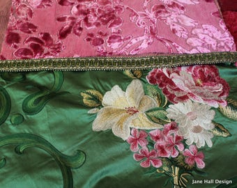 Upcycled FurnitureDecorative PillowsFabric by JaneHallDesign