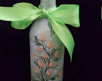 Hand painted bottles | Etsy