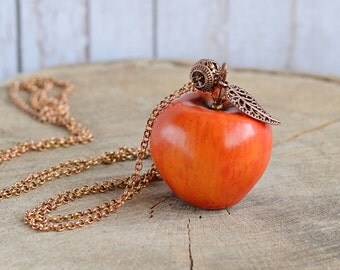 Apple charm girls | Etsy