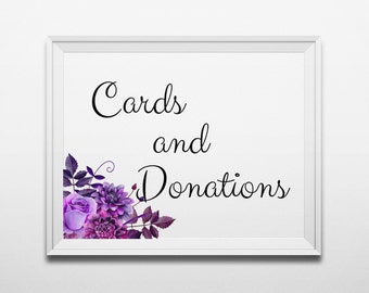 Donation sign | Etsy