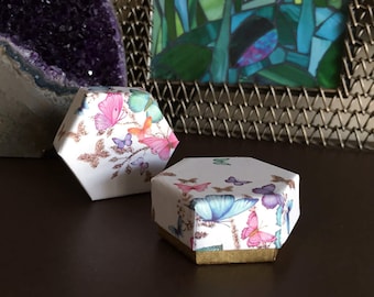 Hexagon box | Etsy