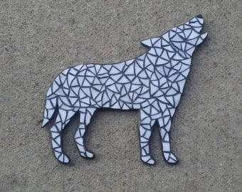 Wolf stained glass | Etsy