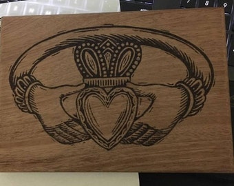 Claddagh wall art | Etsy