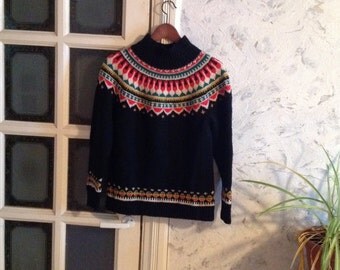 Fair isle sweater | Etsy