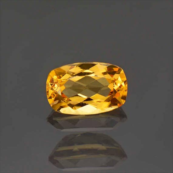 Brilliant Yellow Imperial Topaz Gemstone from Brazil 1.62 cts. from ...