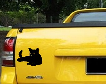 Cat bumper sticker | Etsy